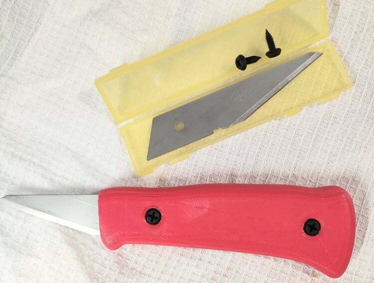 Free STL file Craft knife with OLFA CKB-2 blade 🔪・3D print design to ...