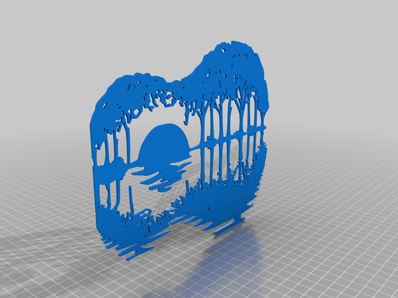 Free 3D file Sunset・3D print design to download・Cults