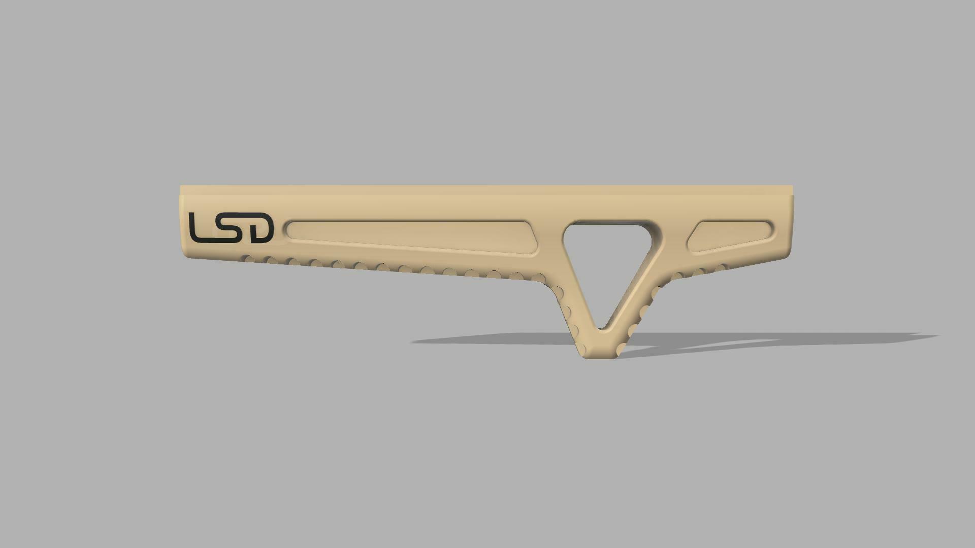 3D file LSD SSH (Scar Slim Handguard) for Dboys/Classic Army Scar-L ...