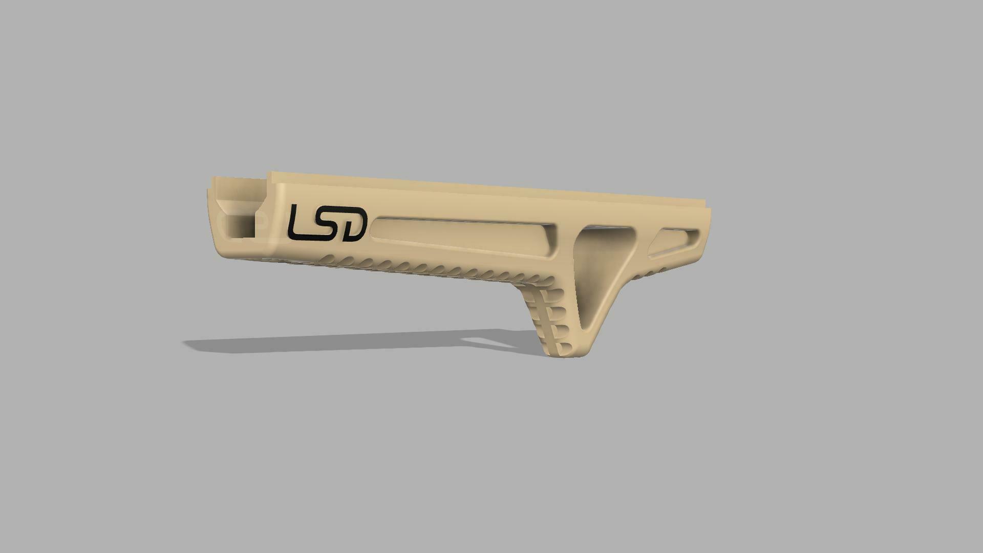 3D file LSD SSH (Scar Slim Handguard) for Dboys/Classic Army Scar-L ...