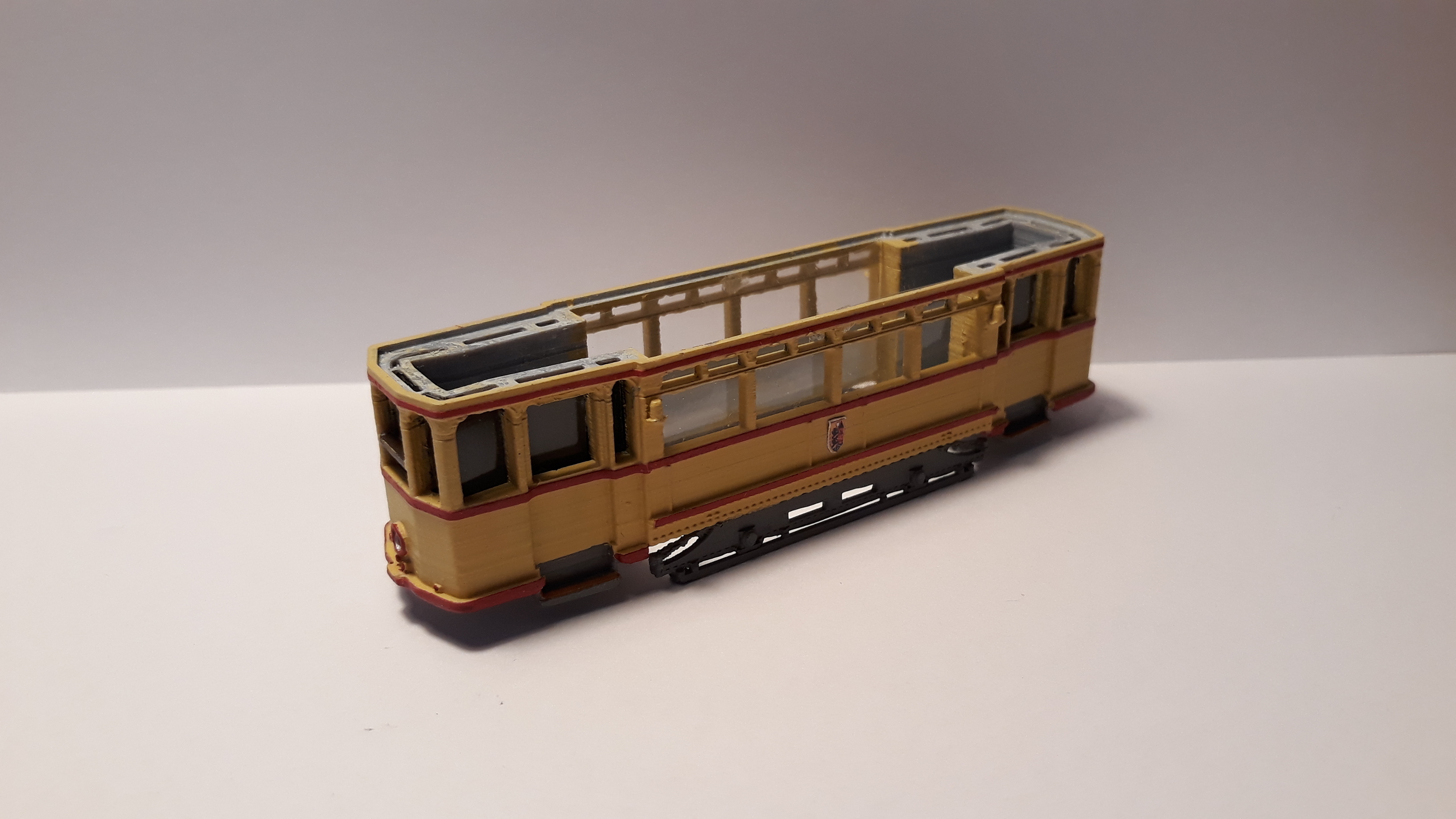 STL file Flenburg tram in H0 / HO 🚋・3D printable model to download・Cults