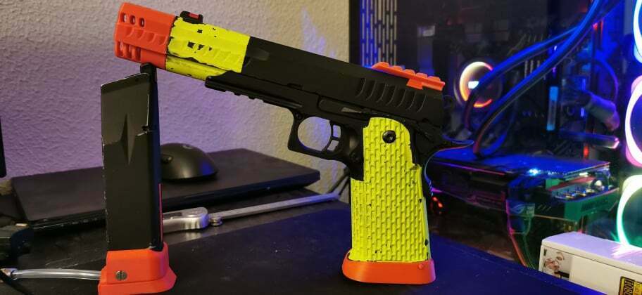 STL file SSP1 Picatinny Rail (drop-in replacement for the rear sight ...