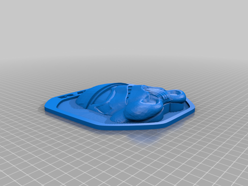 Free 3D file 5th Gen RAM storm trooper tailgate badge・3D printer design ...