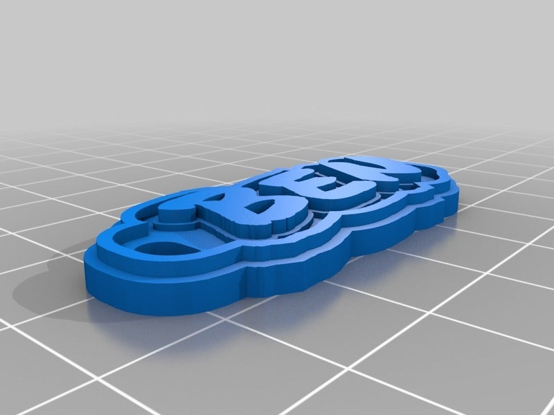 Free STL file Ben keychain・3D printing model to download・Cults