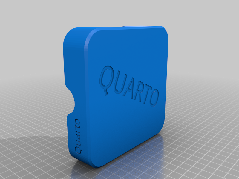 Free 3D file Quarto Box with Label・3D printing model to download・Cults