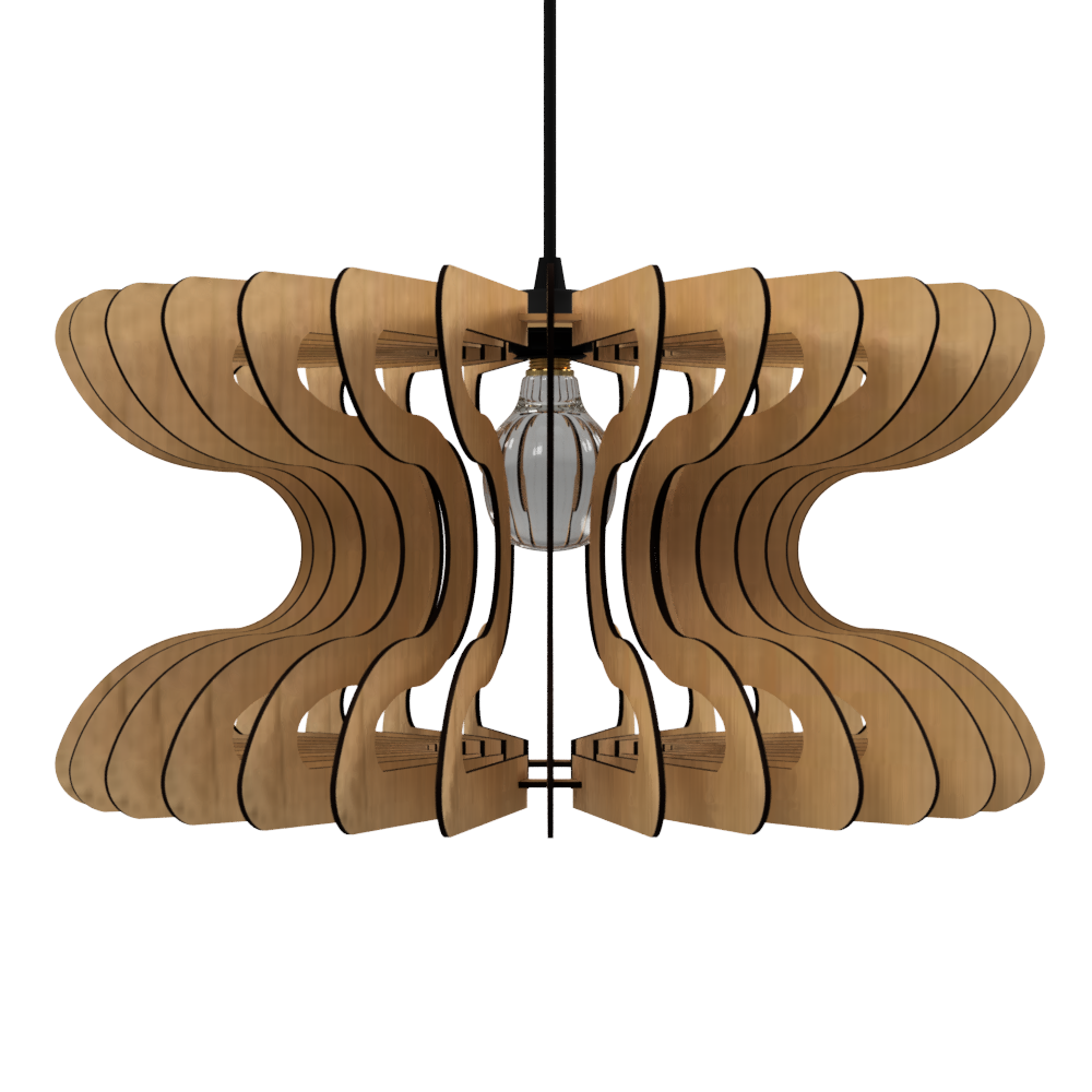 STL file CEILING LIGHT LAMP 3D PRINT AND LASER CUT FILES MODEL 12・3D ...