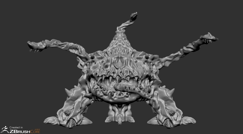 Free 3D file Otyugh token 👹・3D printer design to download・Cults