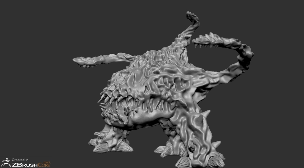 Free 3D file Otyugh token 👹・3D printer design to download・Cults