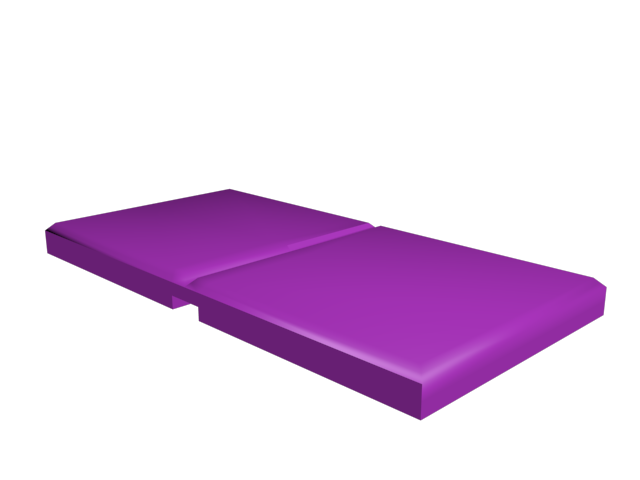 Free 3D file Basic tile 1x2・Model to download and 3D print・Cults