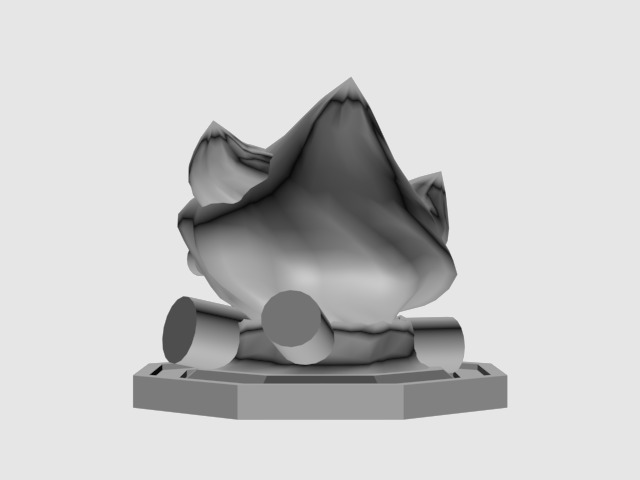 Free 3D file Fire Elemental token 🔥・3D printing design to download・Cults