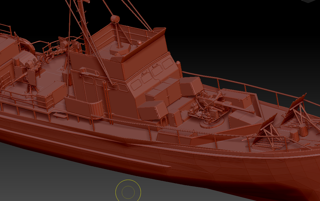 STL file 110ft SC-497 (1945)・3D printable design to download・Cults