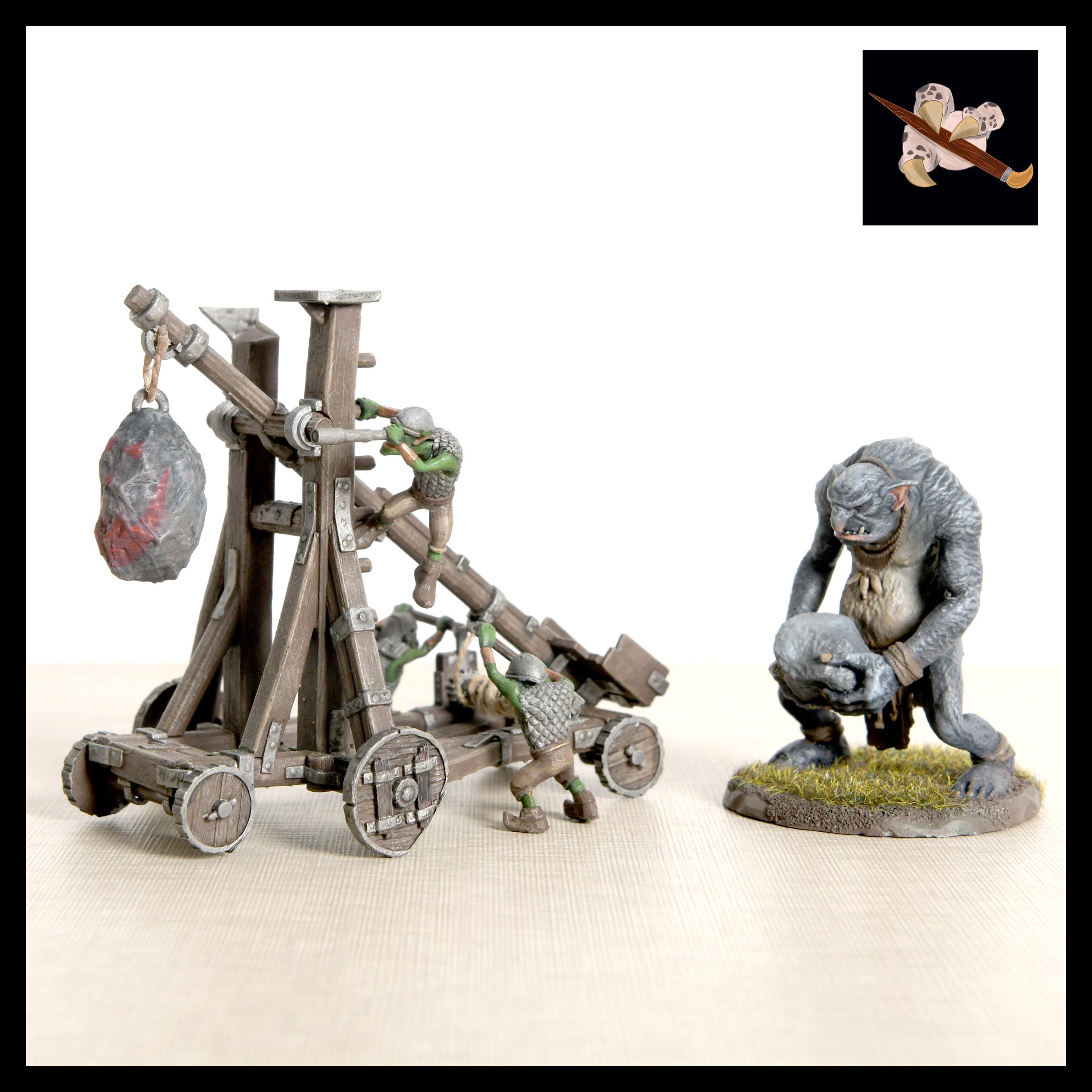 3D printing Gobbo 90KG Stone Projectile Launcher・Cults