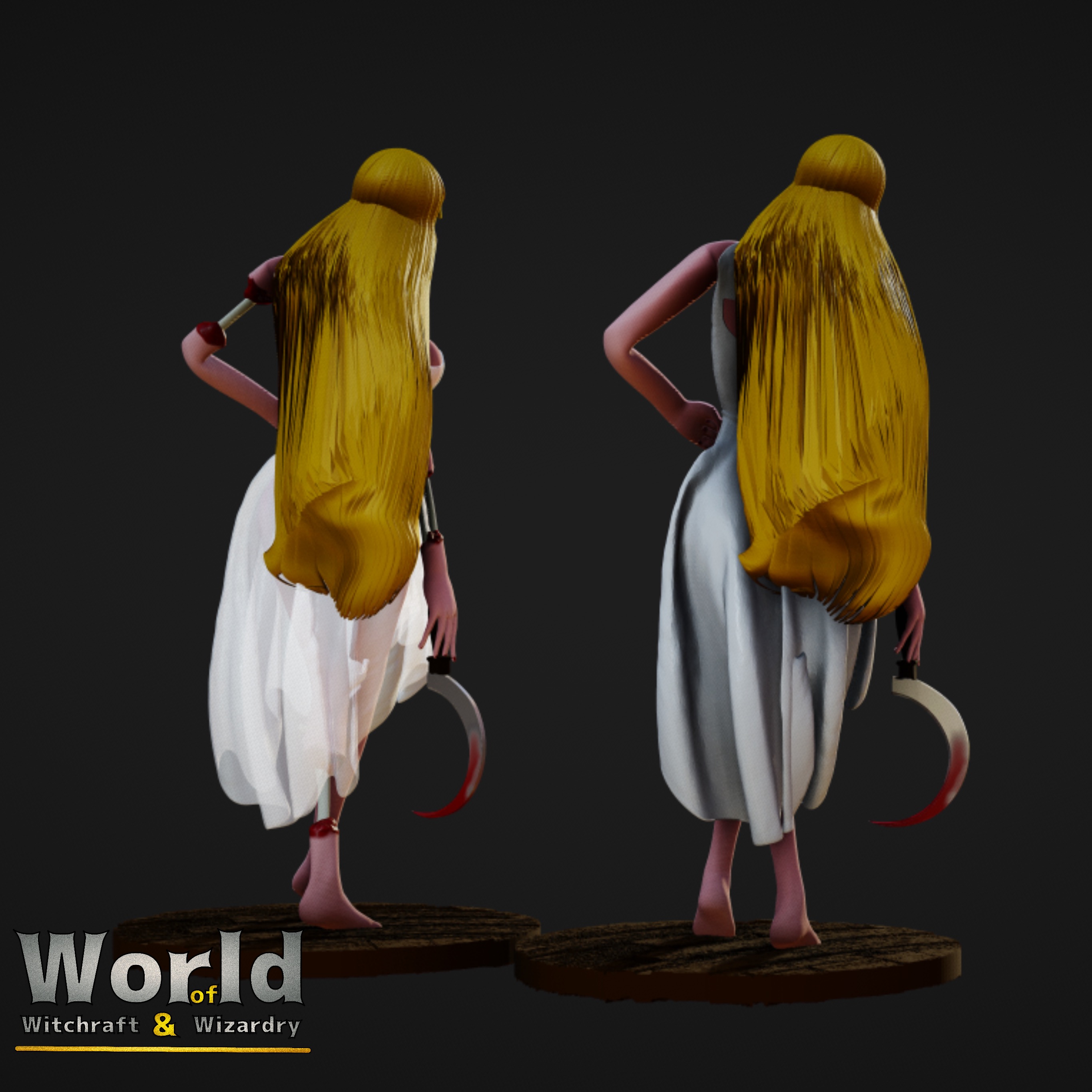 3D file Noonwraith - 2 version - World of Witchcraft & Wizardry Pre ...