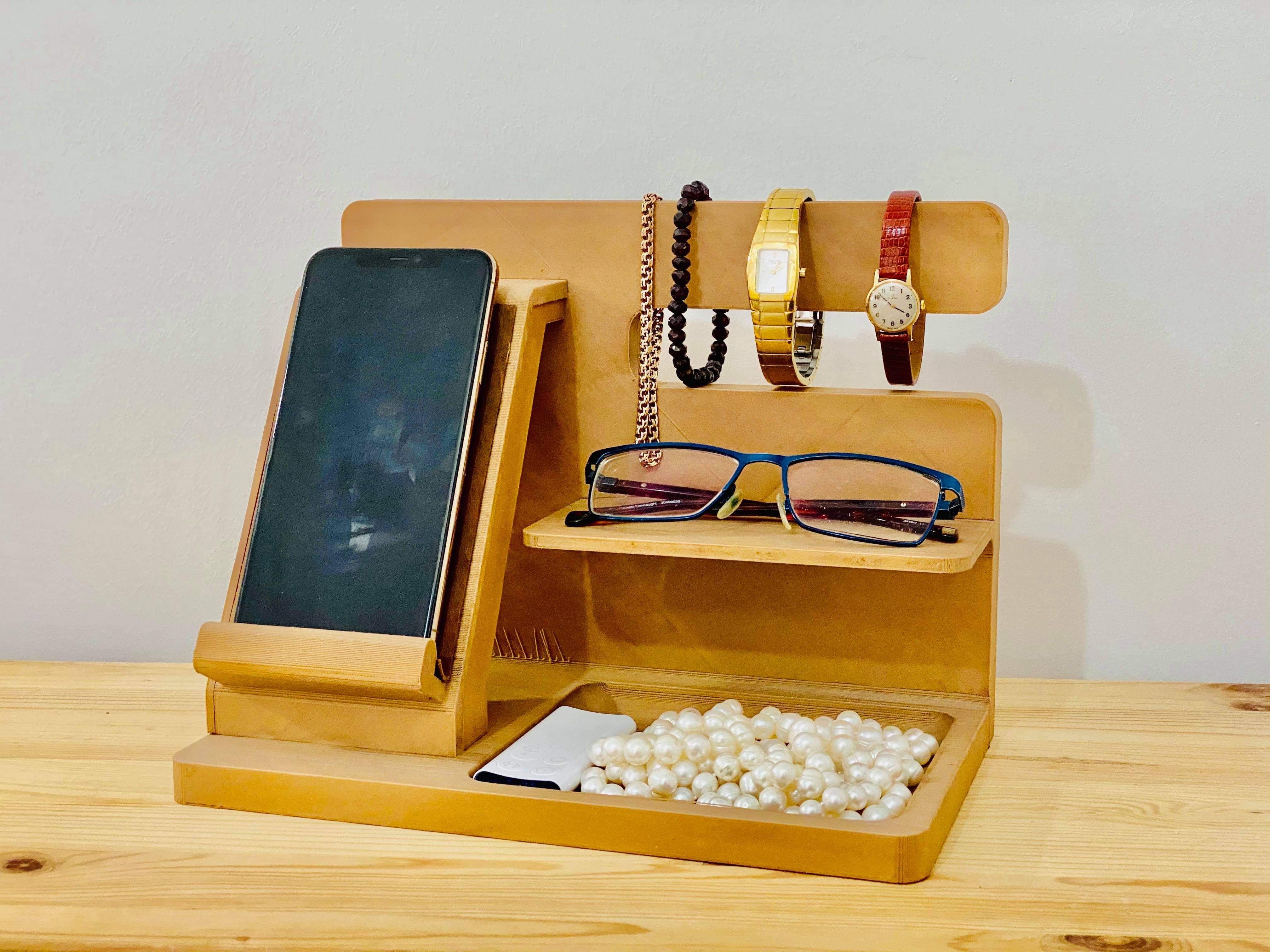 3D file Phone Docking Station with Wireless Charger・3D printer design ...