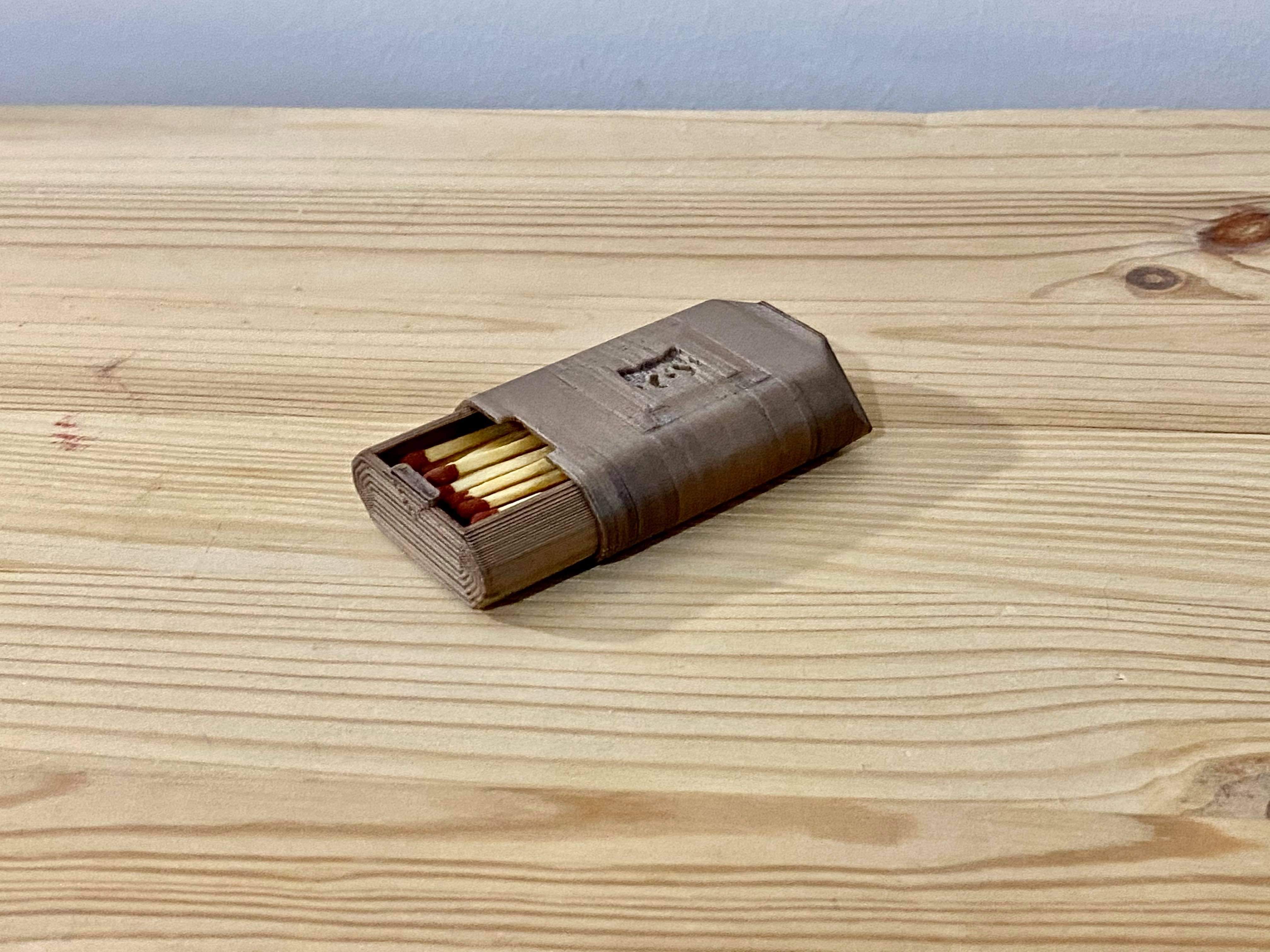 3D file Match Box Storage Holder・3D printer design to download・Cults