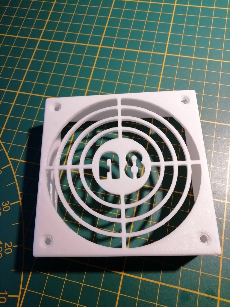 Free 3D file Simple 80 mm fan cover (Anet A8)・3D printing design to ...