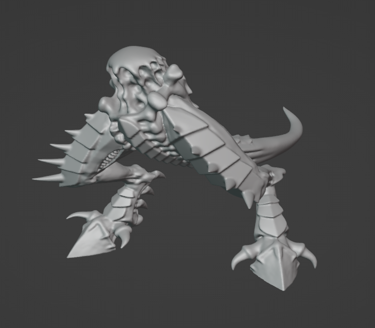 Free STL file Tyranno Alien Warrior Legs 👽・3D printing idea to download ...