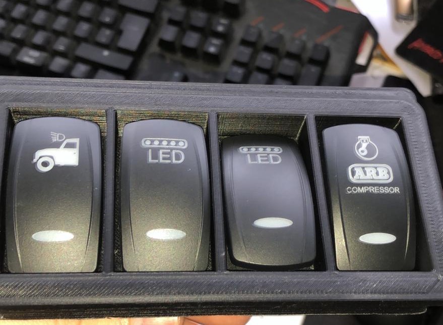 Free 3D file Range Rover Classic Rocker Switch Panel・Design to download ...