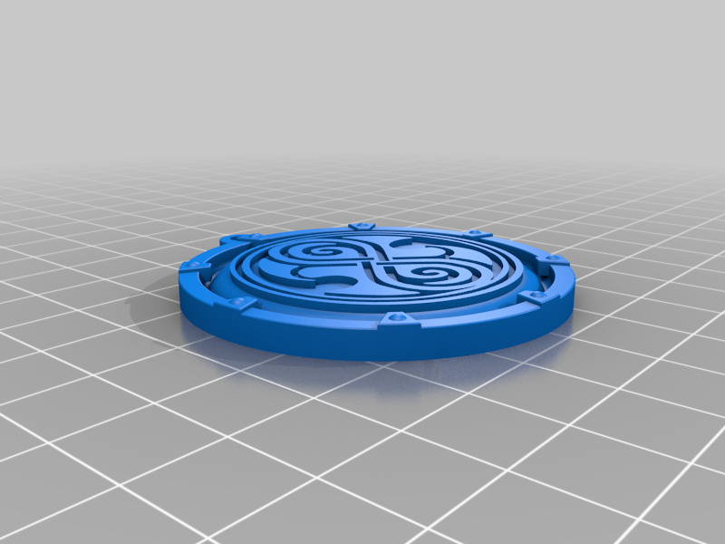 Free 3D file Seal of Rassilon Medallion・3D printing design to download ...