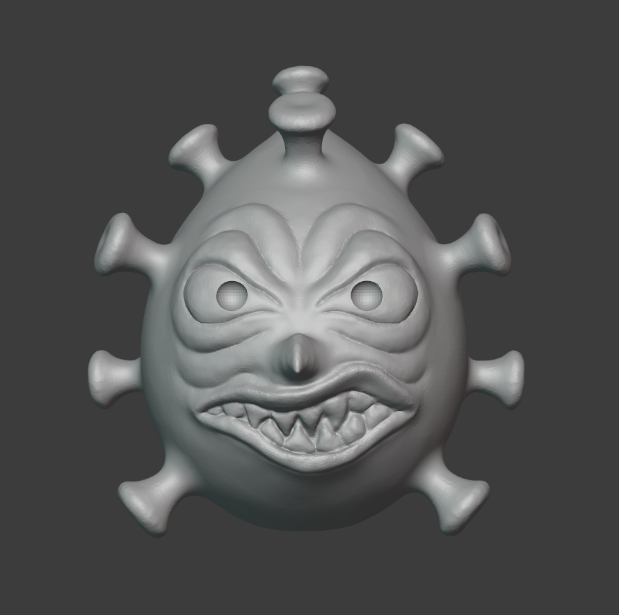 3D file Virus 🥚・3D printer design to download・Cults