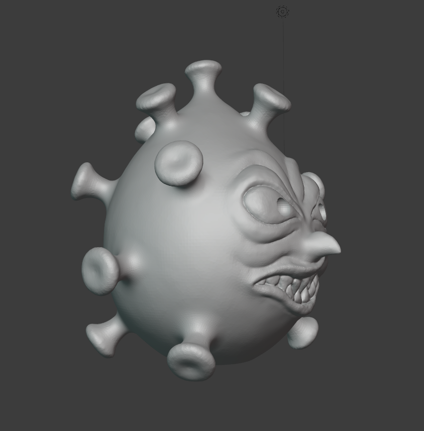 3D file Virus 🥚・3D printer design to download・Cults