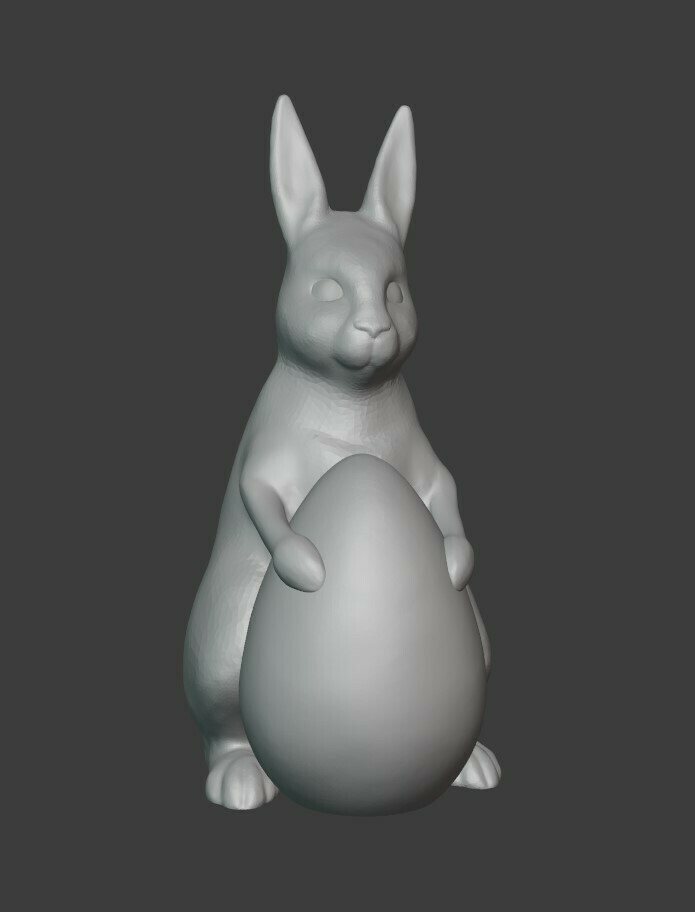 STL file Standing bunny 🎨・Model to download and 3D print・Cults