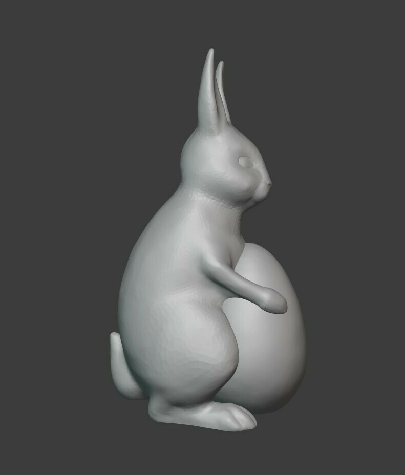 STL file Standing bunny 🎨・Model to download and 3D print・Cults