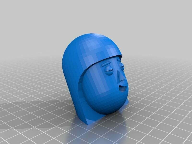 Free STL file Haiyan as a 3D Cartoon・3D printing template to download・Cults