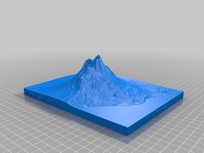 Free STL file Mount Vesuvius 🎨・3D printer design to download・Cults