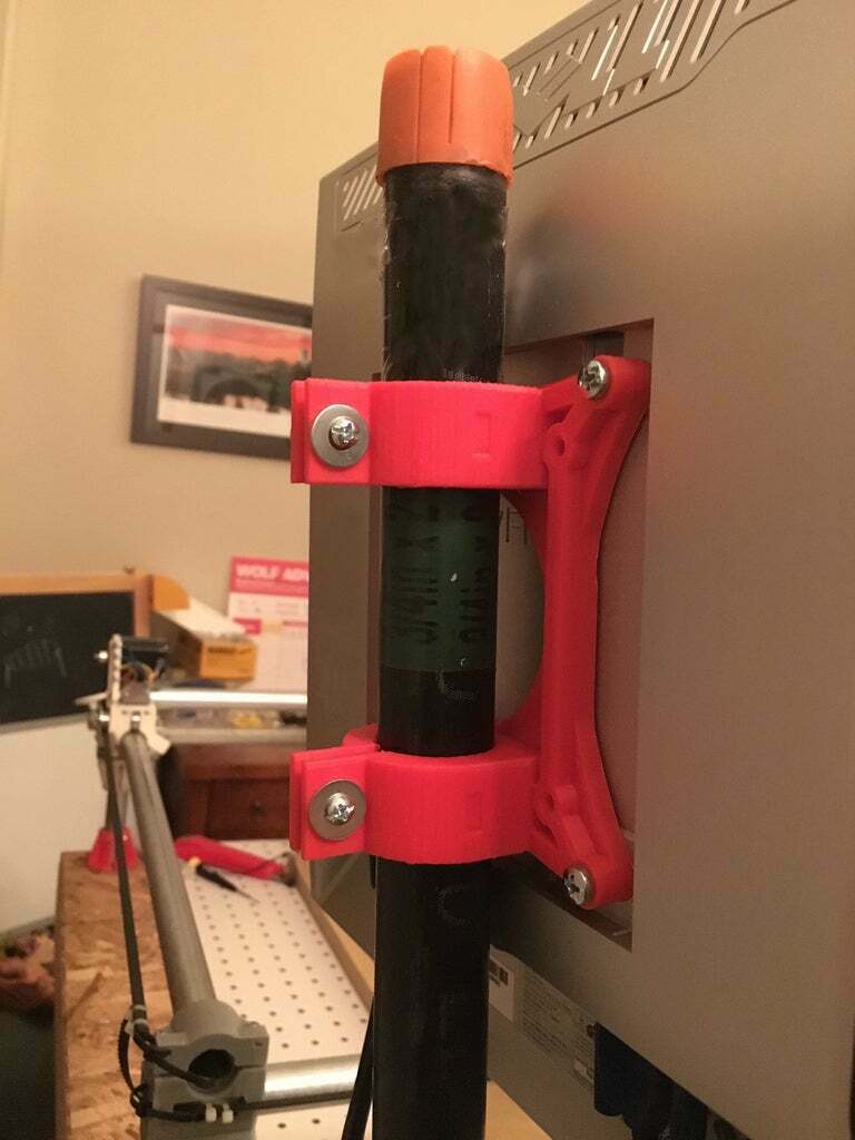 Free STL file Monitor Bracket for 3/4" steel pipe・Template to download ...