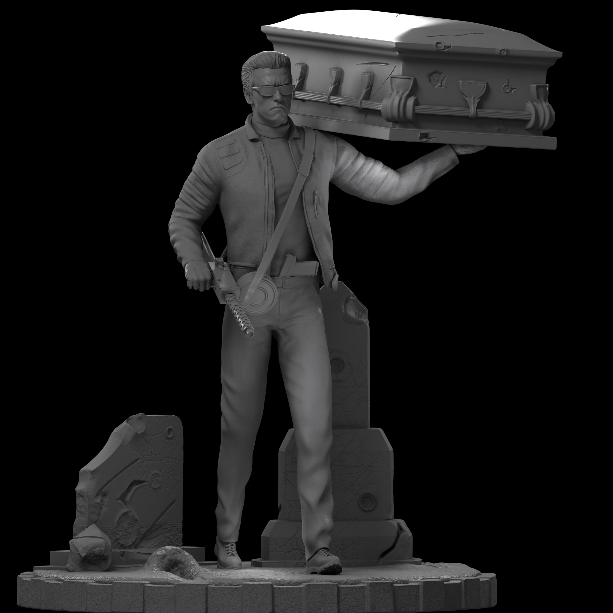 3D file Terminator 3D Print 🗿・3D printing idea to download・Cults