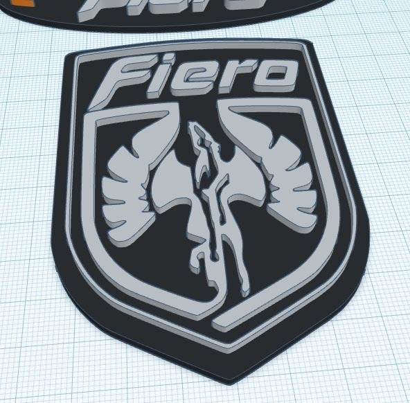 Free STL file Fiero Badge 📛・3D print model to download・Cults