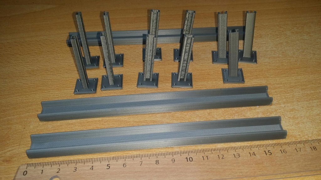 Free STL file high way guardrail・Object to download and to 3D print・Cults