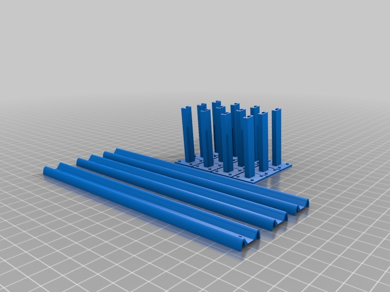 Free STL file high way guardrail・Object to download and to 3D print・Cults
