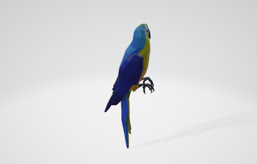 STL file Low Poly Parrot - Low Poly Parrot・3D printing model to ...