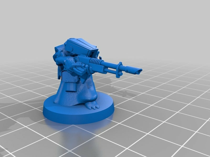 Free STL file 40k skaven rifleman ⚔・3D printable model to download・Cults