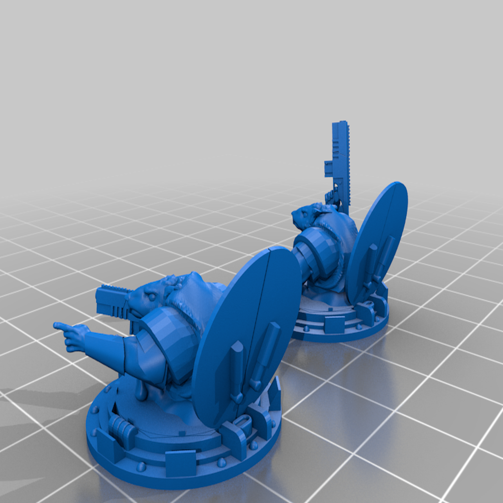 Free STL file 40k skaven pilots and crew ⚔・3D printable object to ...