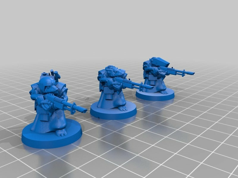 Free STL file 40k skaven rifleman ⚔・3D printable model to download・Cults