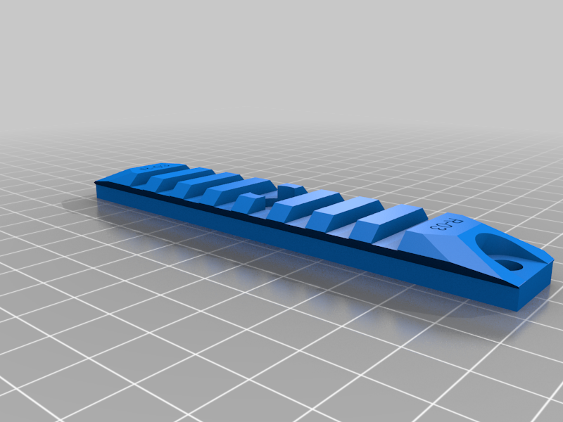 Free 3D file Picatinny Rails for Ares AMOEBA Series・Object to download ...