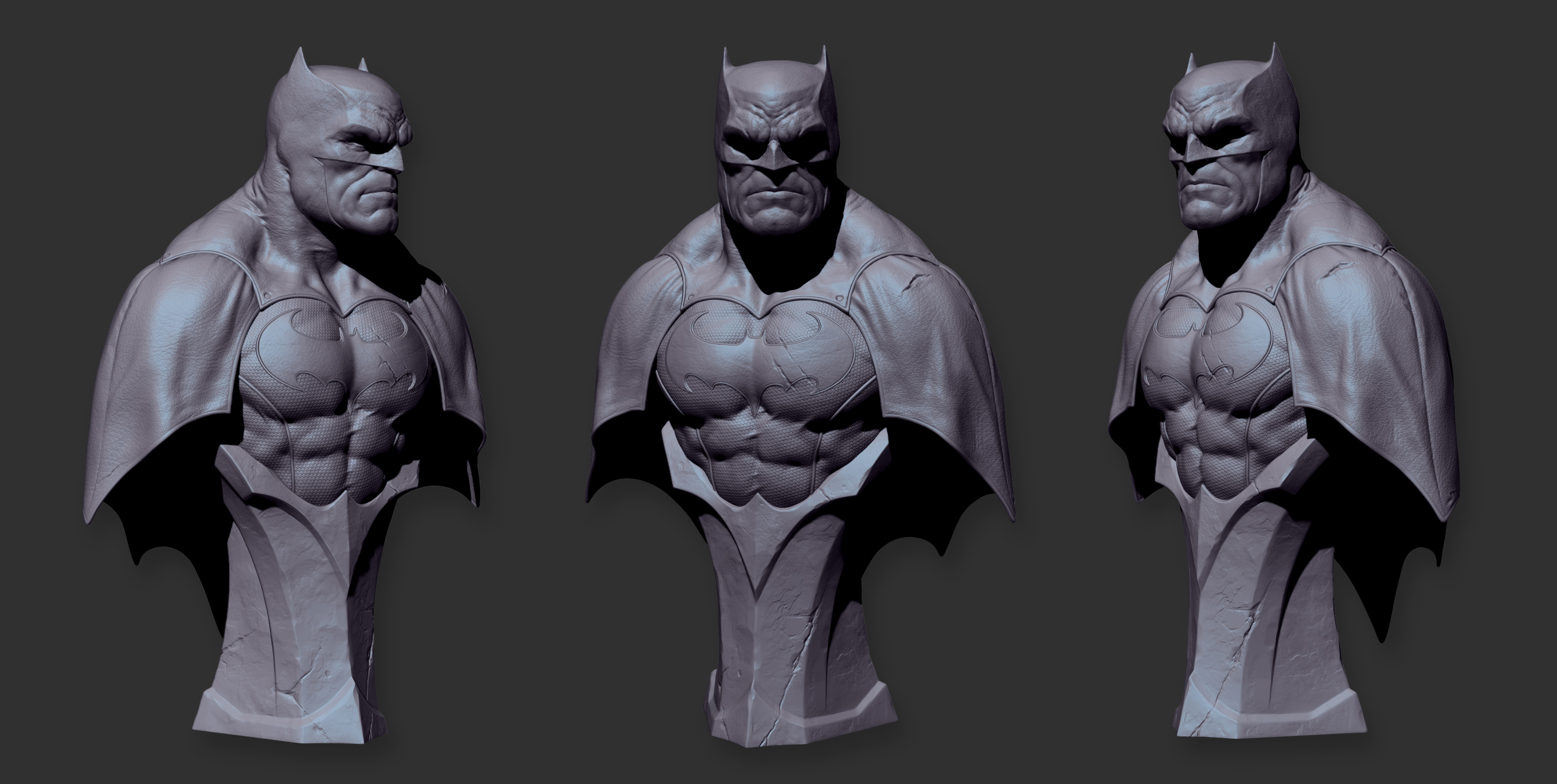 3D file Batman Bust - 3D Printable Model・3D printable design to ...
