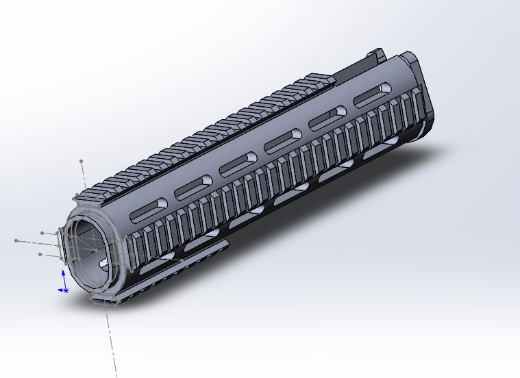 STL file SVD Hand Guard・3D printable design to download・Cults