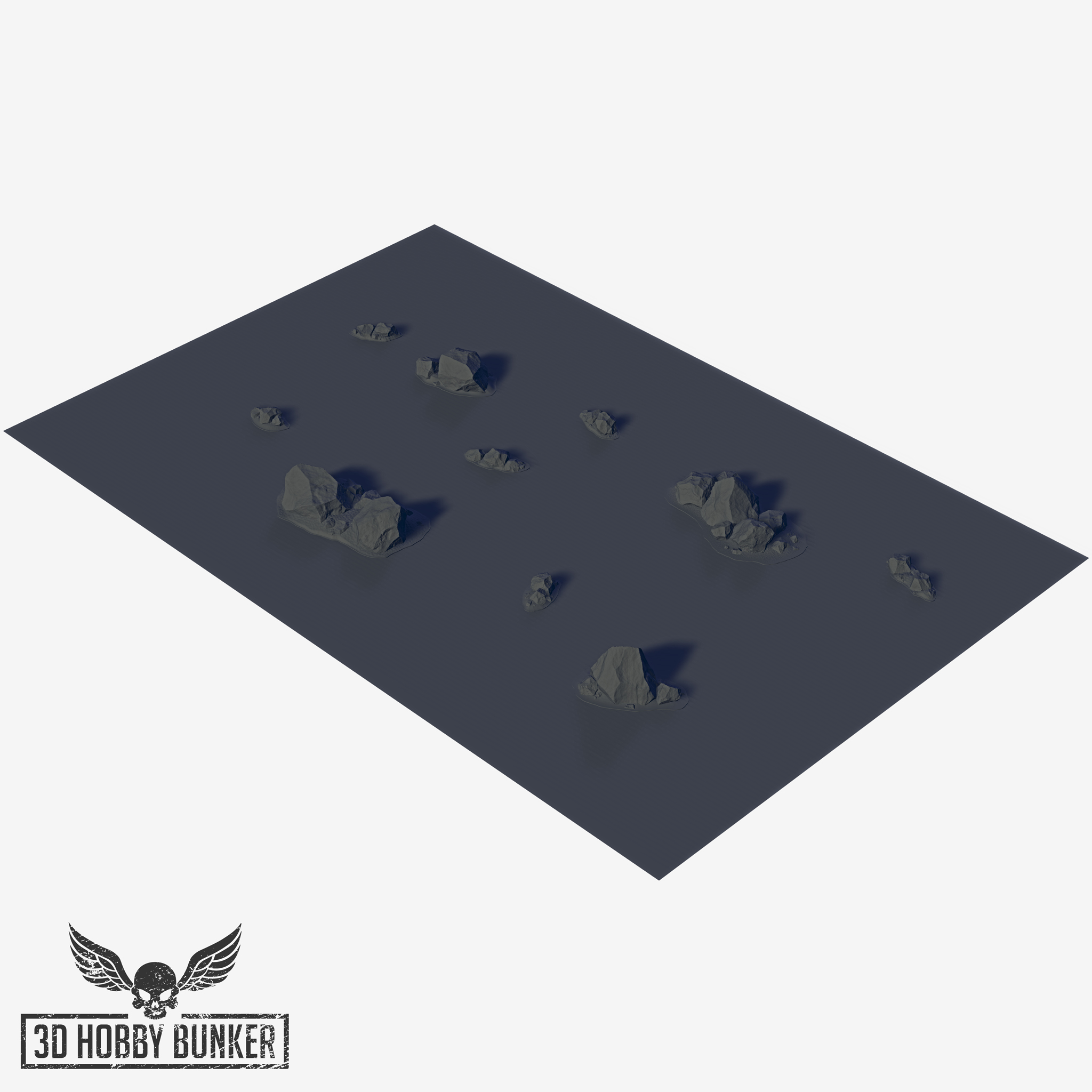 STL file Gorge Terrain Bases・3D printer model to download・Cults