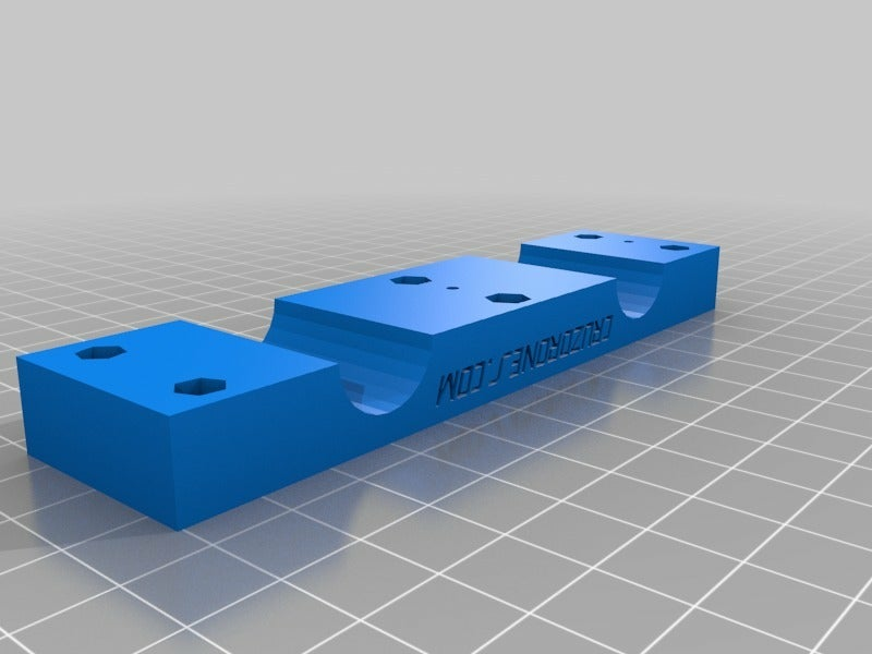 Free STL file 16mm carbon fiber rod utility clamp・3D printer design to ...