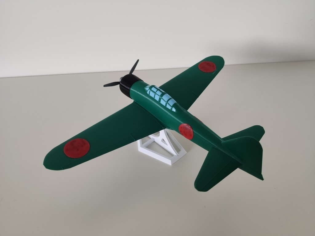 Free STL file Mitsubishi A6M Zero 1/48 simple model kit ️・Object to ...