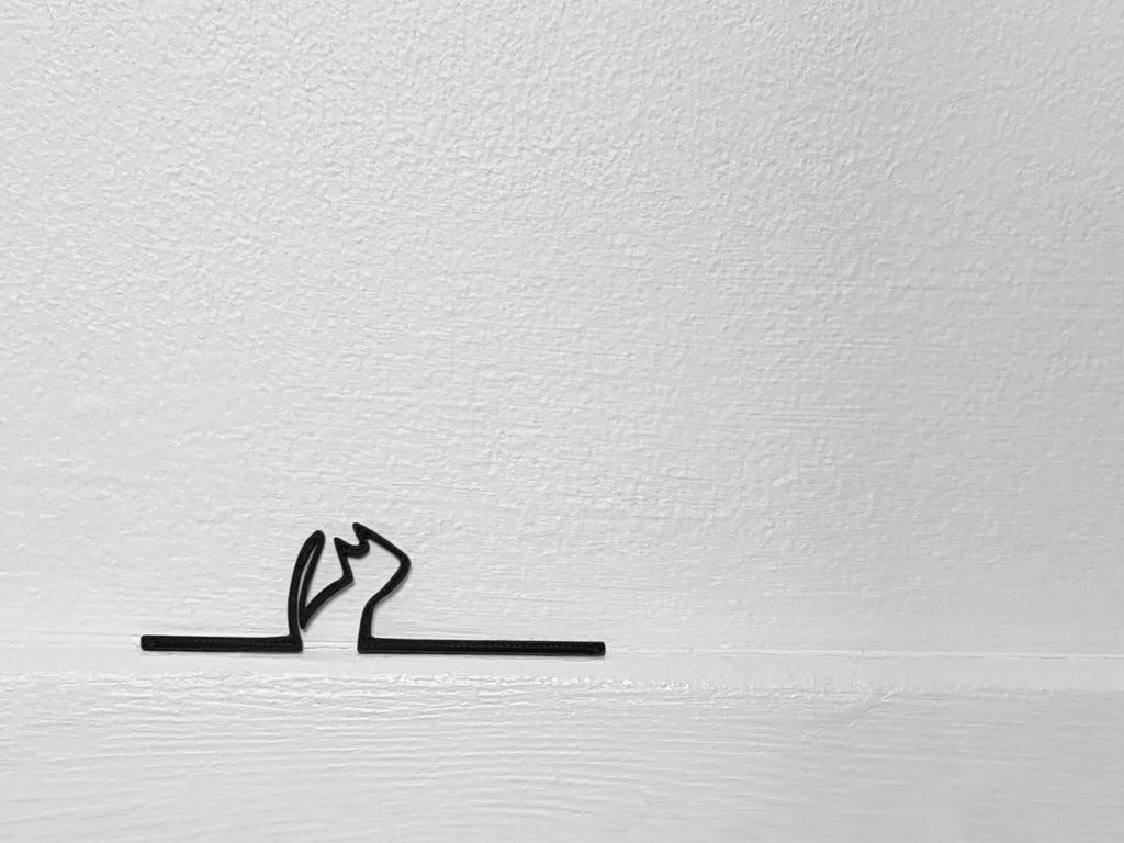 STL-Datei La Linea 🎨 kostenlos・3D-druckbares Modell zum herunterladen・Cults