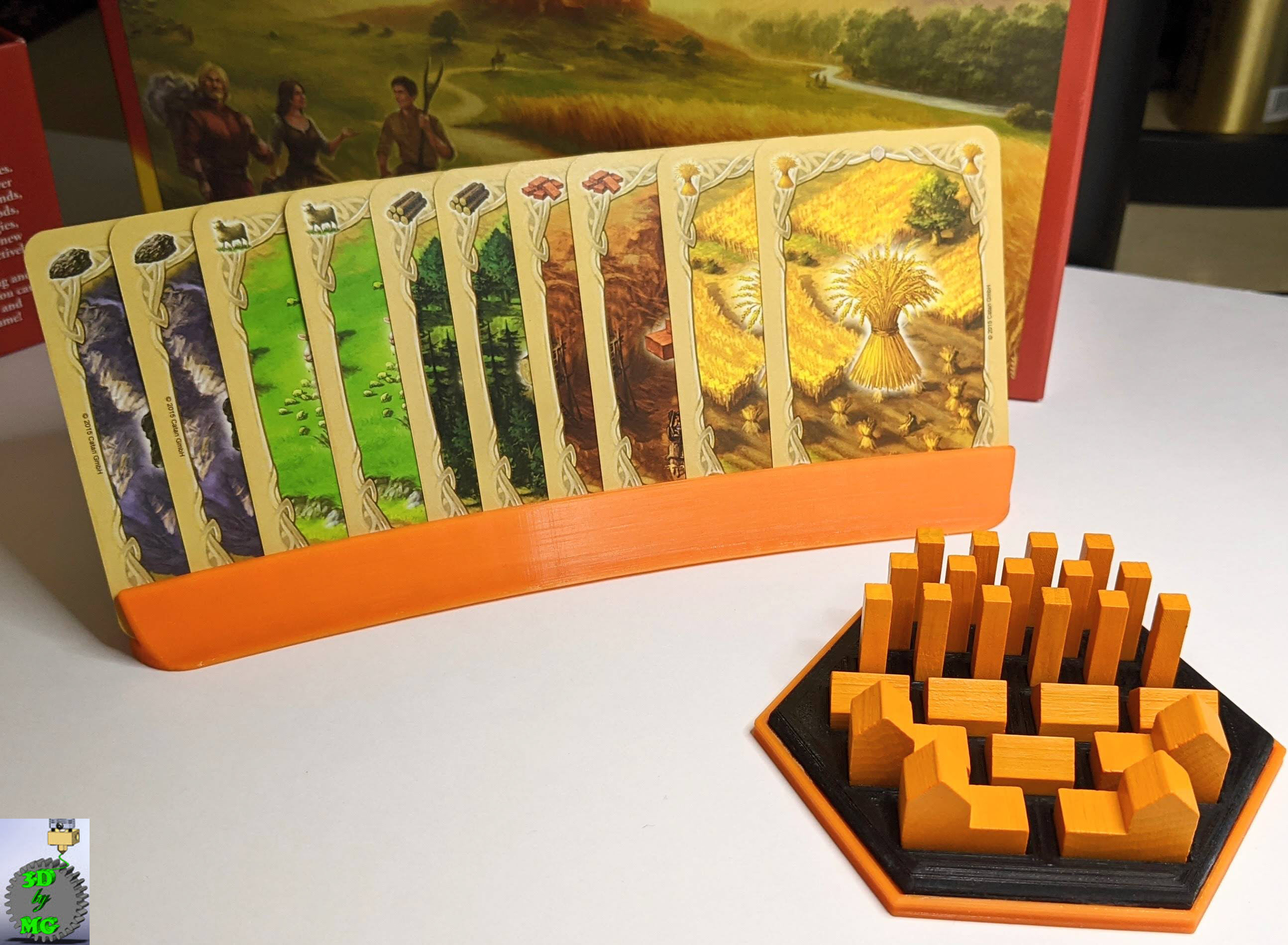 STL file CATAN - Game Parts Holder・3D printing design to download・Cults