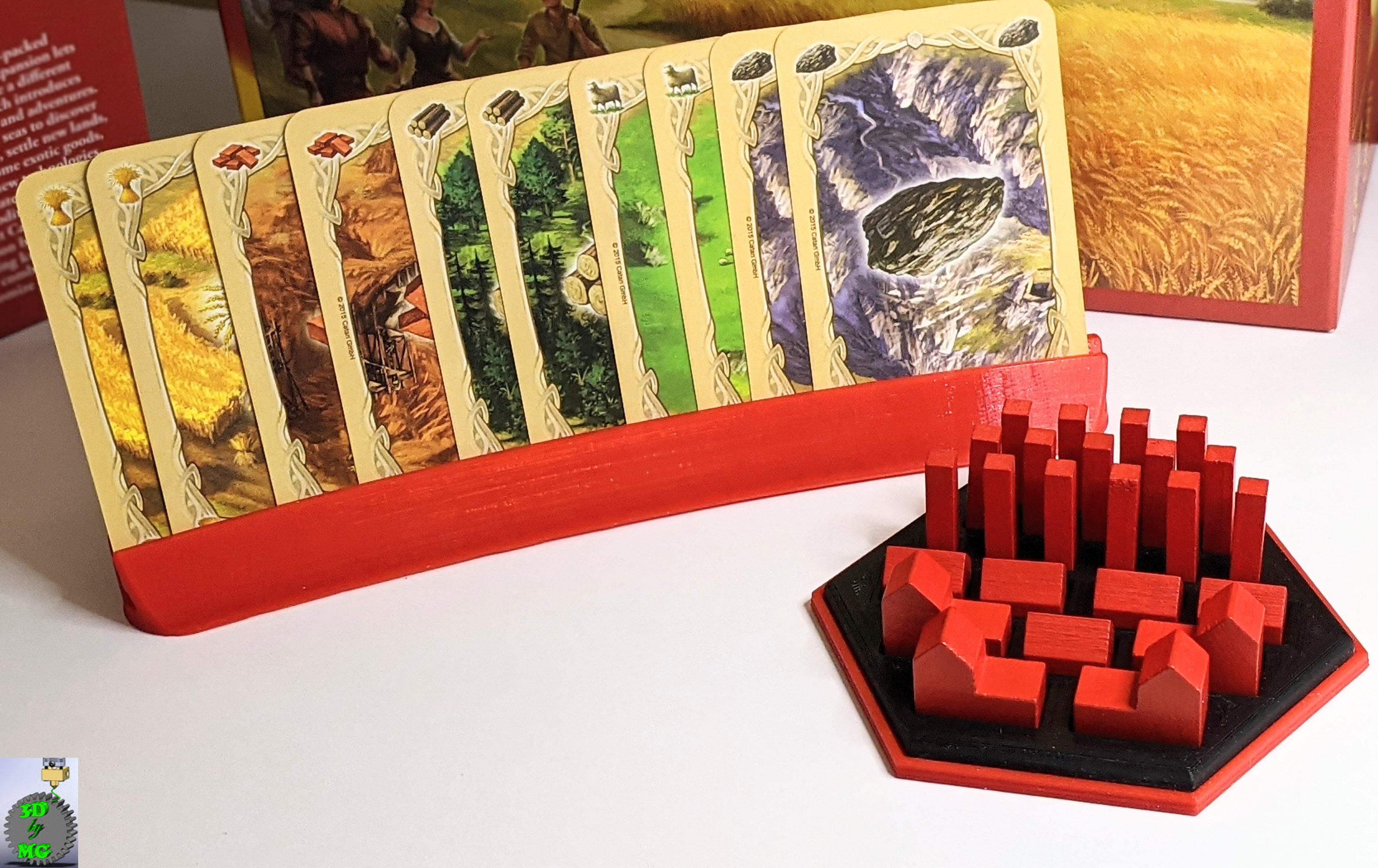 STL file CATAN - Game Parts Holder・3D printing design to download・Cults