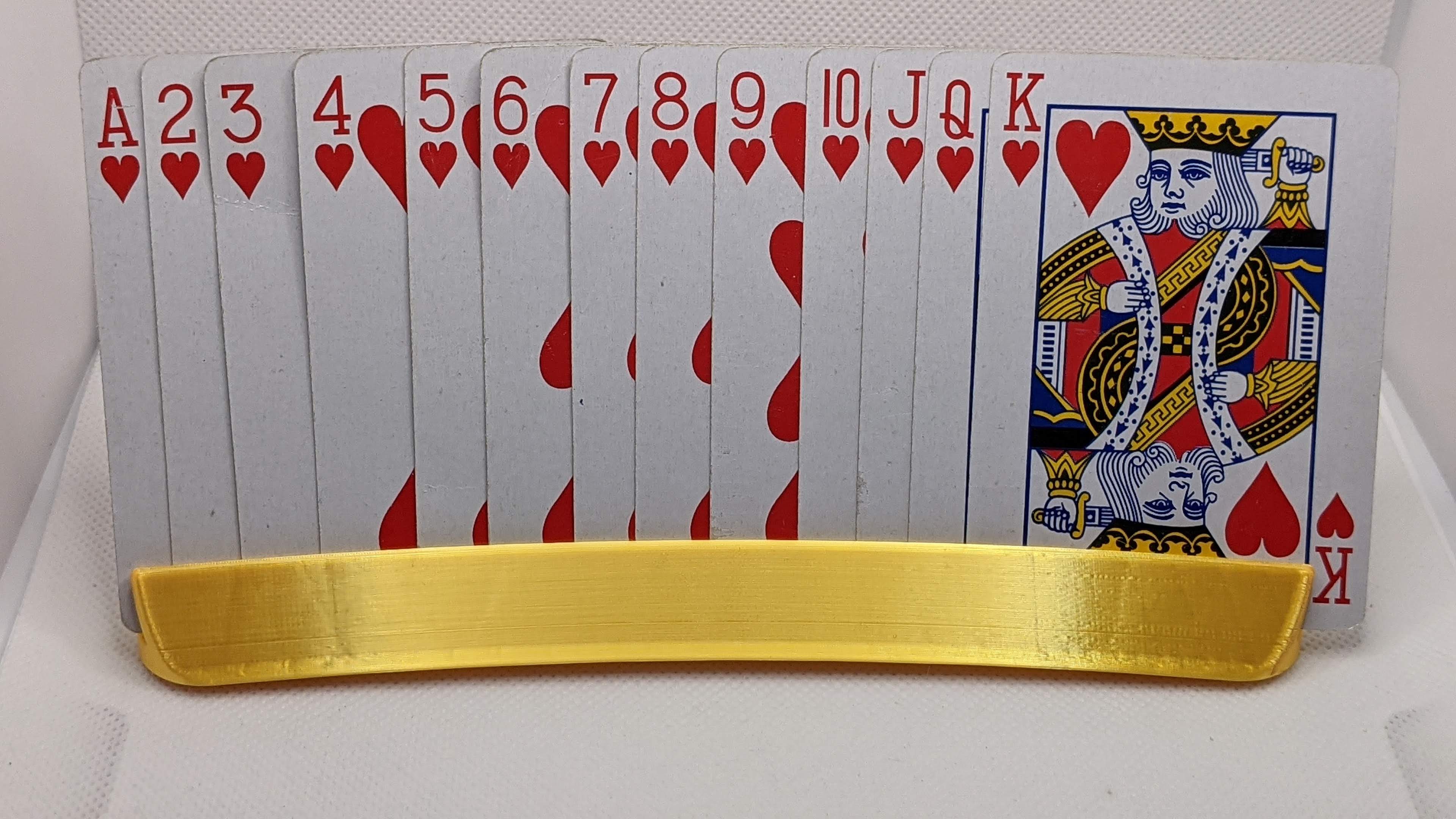 STL file Card Holder - Playing Card Stand・3D printer design to download ...