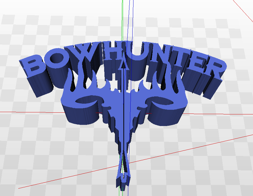 STL file Bow Hunter Emblem Symbol Hunting 🏹・3D printer model to ...
