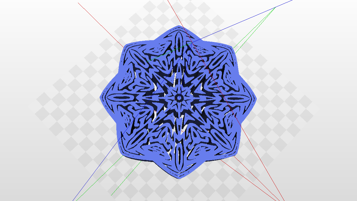 Free STL file Abstract Floral Pattern Flower・Design to download and 3D ...